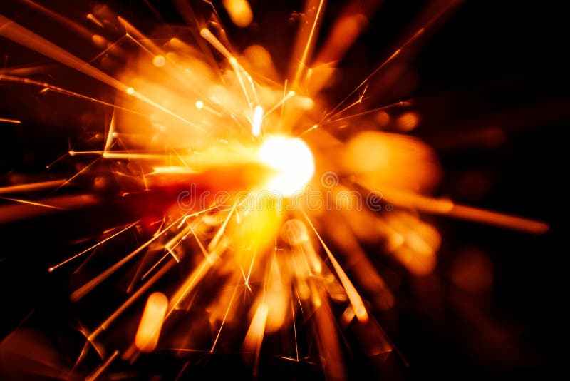 Blurry, Abstract Style Decorative Sparkles Stock Photo - Image of ...