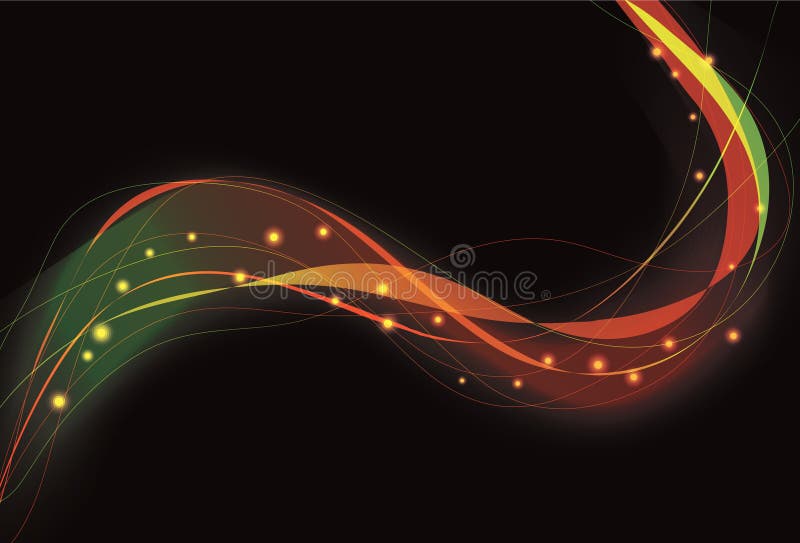 Blurry Abstract Wisp Background Stock Vector - Illustration of green ...