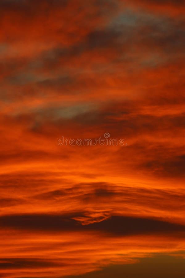 Blurry Background of Red Sunset Sky. Dramatic Sky with Colorful Cloud ...