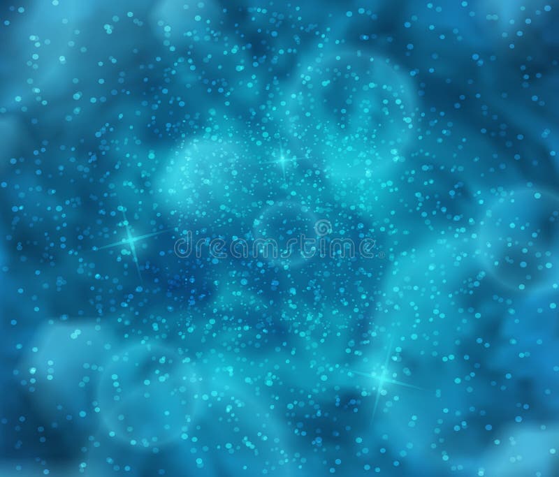 Blurry blue background stock vector. Illustration of bokeh - 114633342