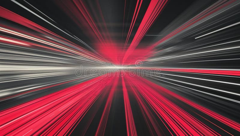 Blurry Digital Fade in Black and Red with Distorted Horizontal ...