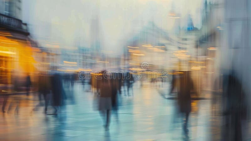 Blurry Glimpses of Imagination Turned into Reality on Canvas Stock Photo - Image of presentation ...