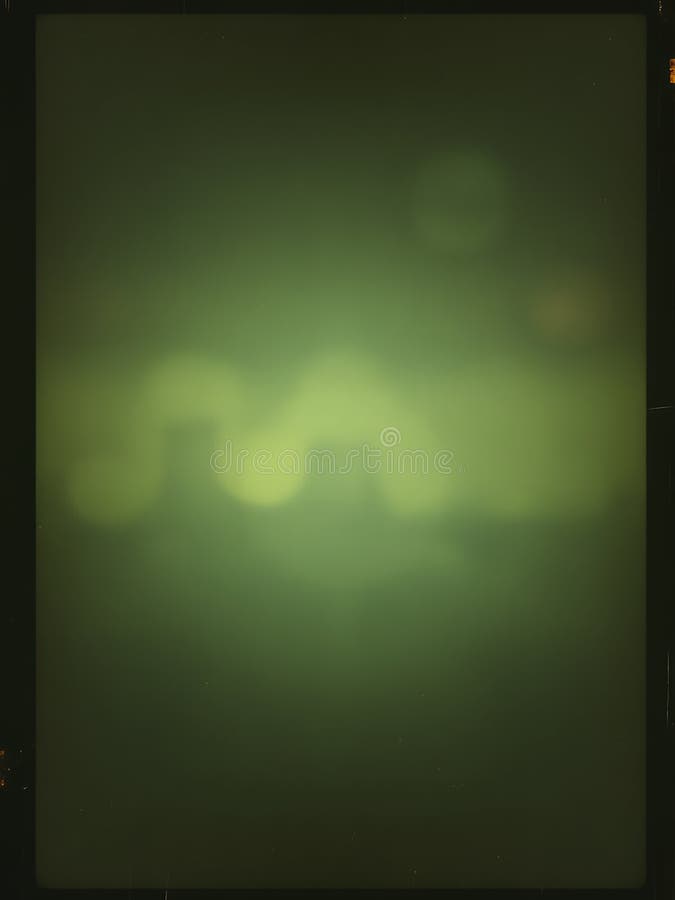 A Blurry Greentoned Photo of a Screen Stock Illustration - Illustration ...