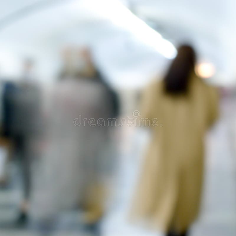 Abstract Blurry Image with a Human Silhouette Stock Photo - Image of ...