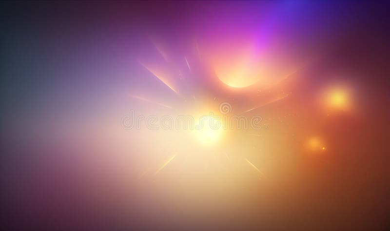 A Blurry Image of a Bright Light in the Dark Stock Illustration ...