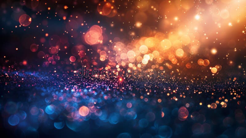 A Blurry Image of a Colorful Background with Lights, AI Stock Photo ...