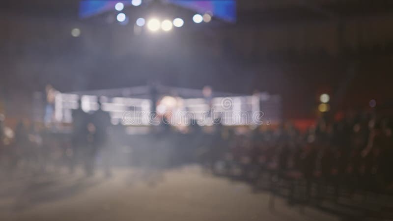 A Blurry Image of a Crowd at a Sporting Event Stock Footage - Video of ...