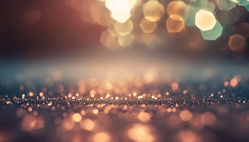 A Blurry Image of Lights in the Background Stock Illustration ...