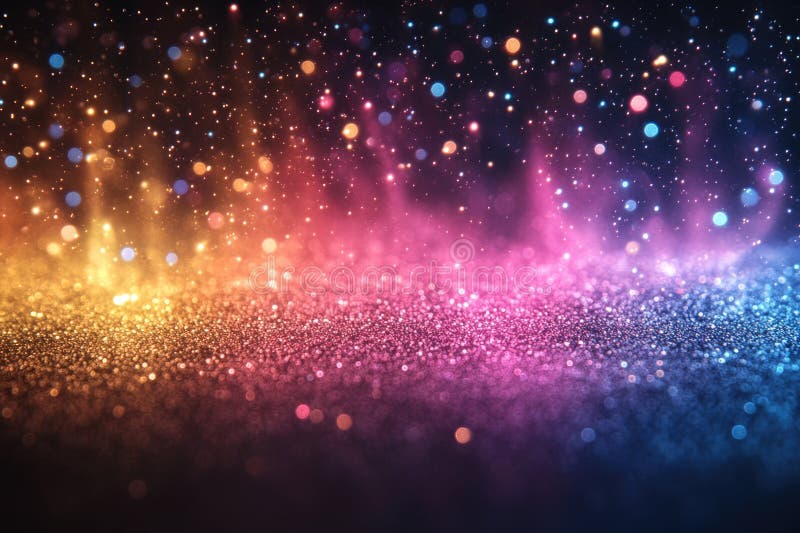 A Blurry Image of a Multicolored Background Stock Photo - Image of ...