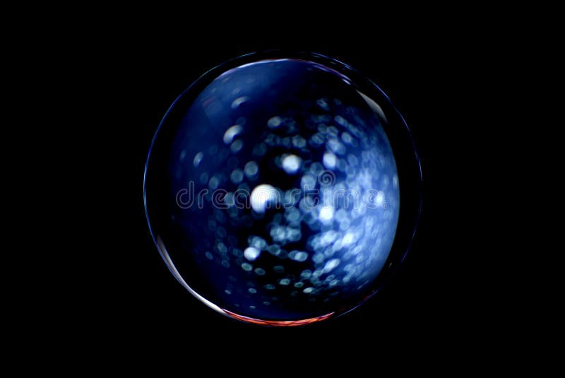 Blurry Image of a Shiny Crystal Ball with Abstract Blurry Colorful ...