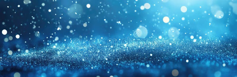 A Blurry Image of Snow Falling in a Dark Night Sky Stock Photo - Image ...