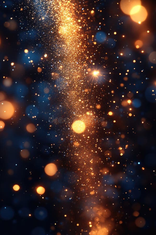 Blurry Image of Some Lights in the Dark Stock Image - Image of stealth ...