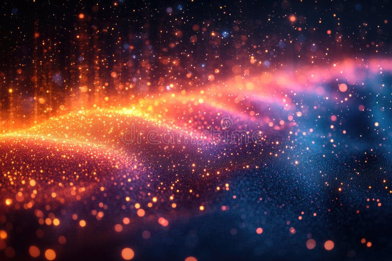 A Blurry Image of a Star-studded Night Sky Stock Image - Image of ...