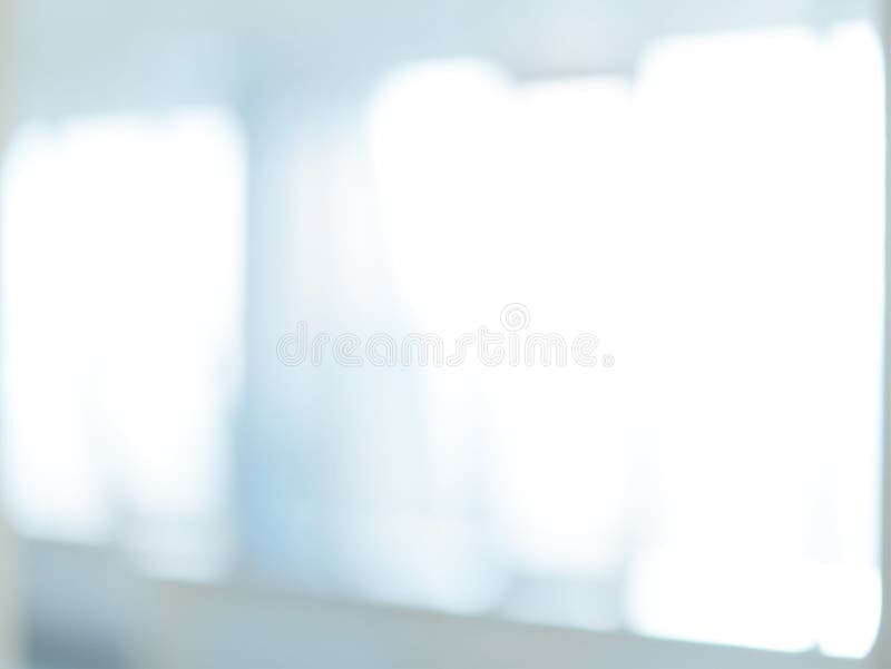 Blurry Image of a Window in a Modern Office. Stock Photo - Image of ...