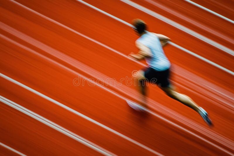 Blurry Man Running Track Indistinct Background Motion Stock Photos ...