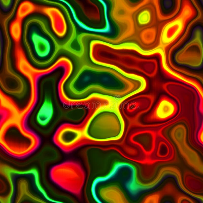 Blurry Neon Gradient Glitch Abstract Texture Background. Wavy Irregular ...