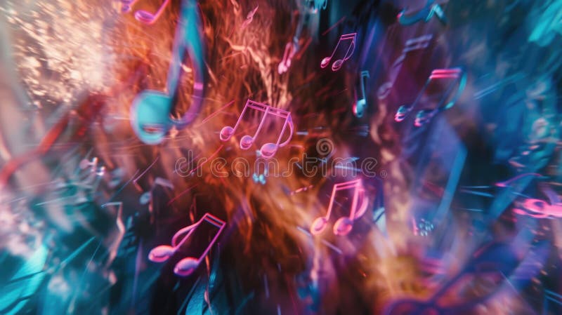 A Blurry Photo of Musical Notes, Suitable for Various Music-related ...