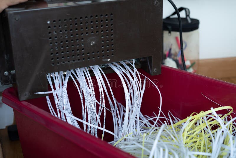 Man shredding paper stock photo. Image of shredding, business - 775246