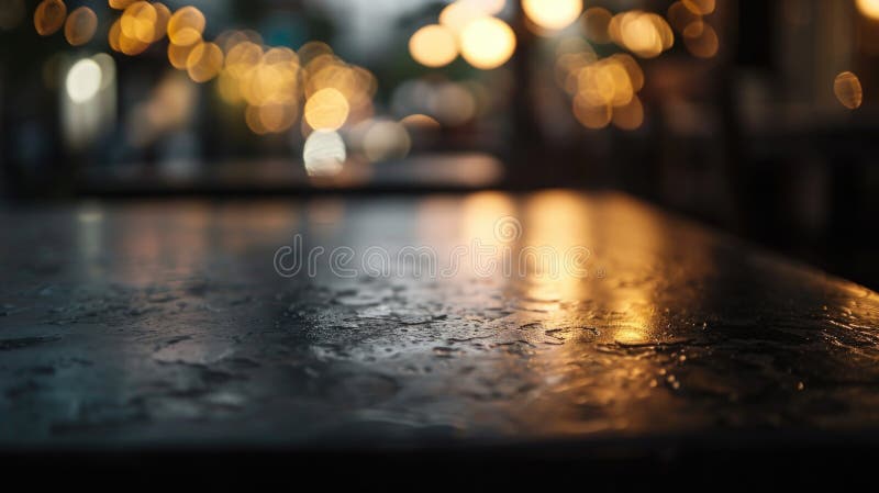 Blurry Photo of a Table with a Blurry Background. Suitable for Various ...