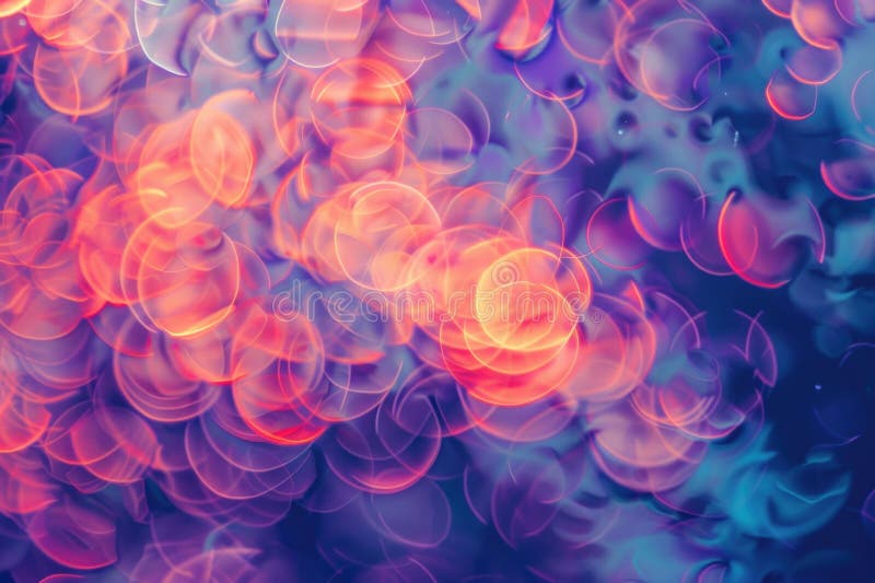 A Blurry Photo of Various Circles. Great for Backgrounds or Patterns ...