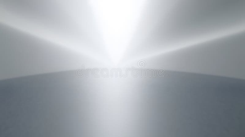 Blurry Radial Shiny Steel Metal Background with Grainy Silver Rays and ...