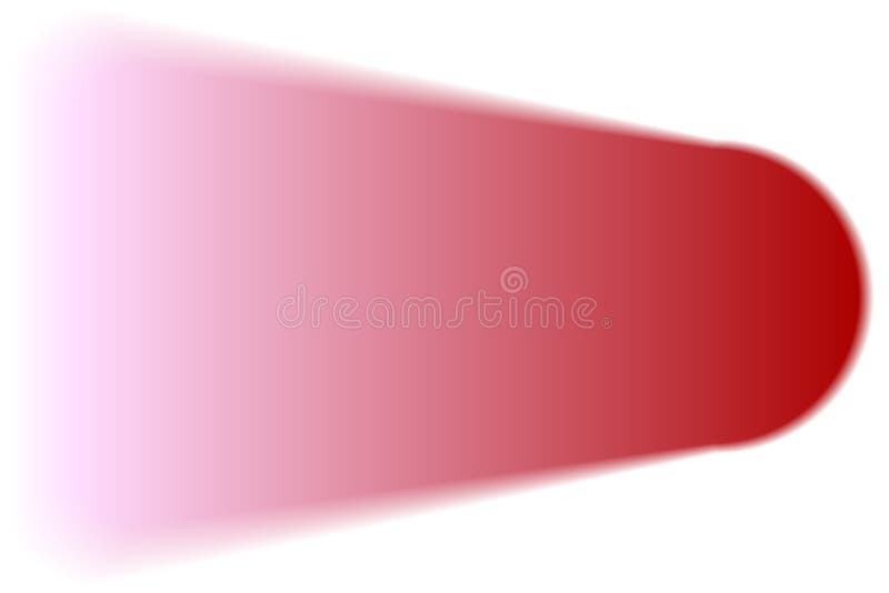 Blurry Red Comet with a Transparent Tail Stock Vector - Illustration of ...