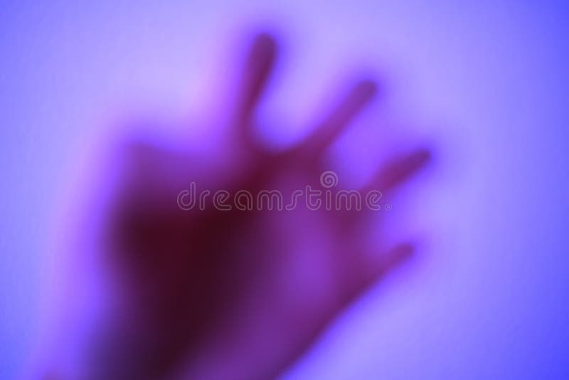 A Blurry Ghost in a Bloody Tint. Halloween Holiday. Stock Image - Image ...