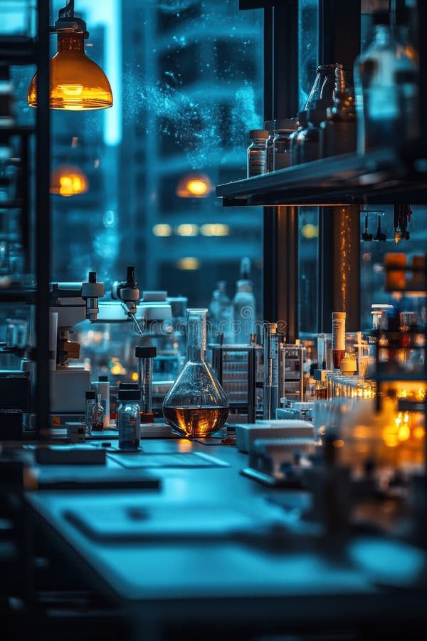 Blurry Science Lab, a Soft-focused Image of a Science Laboratory ...