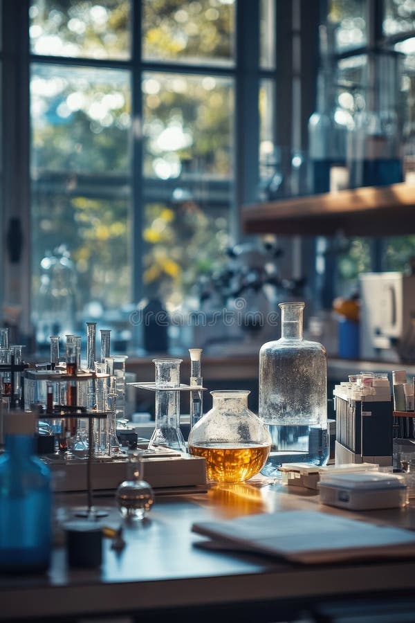 Blurry Science Lab, a Soft-focused Image of a Science Laboratory ...