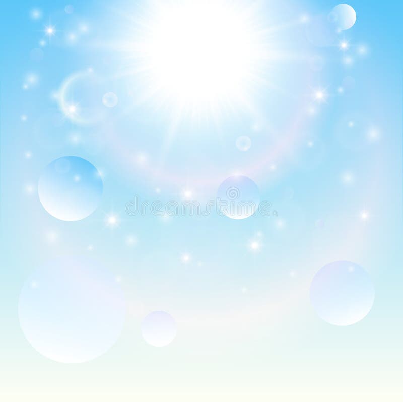 Blurry sunny scene stock vector. Illustration of solar - 51710117