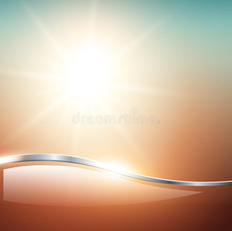 Blurry sunny scene stock vector. Illustration of land - 51414812