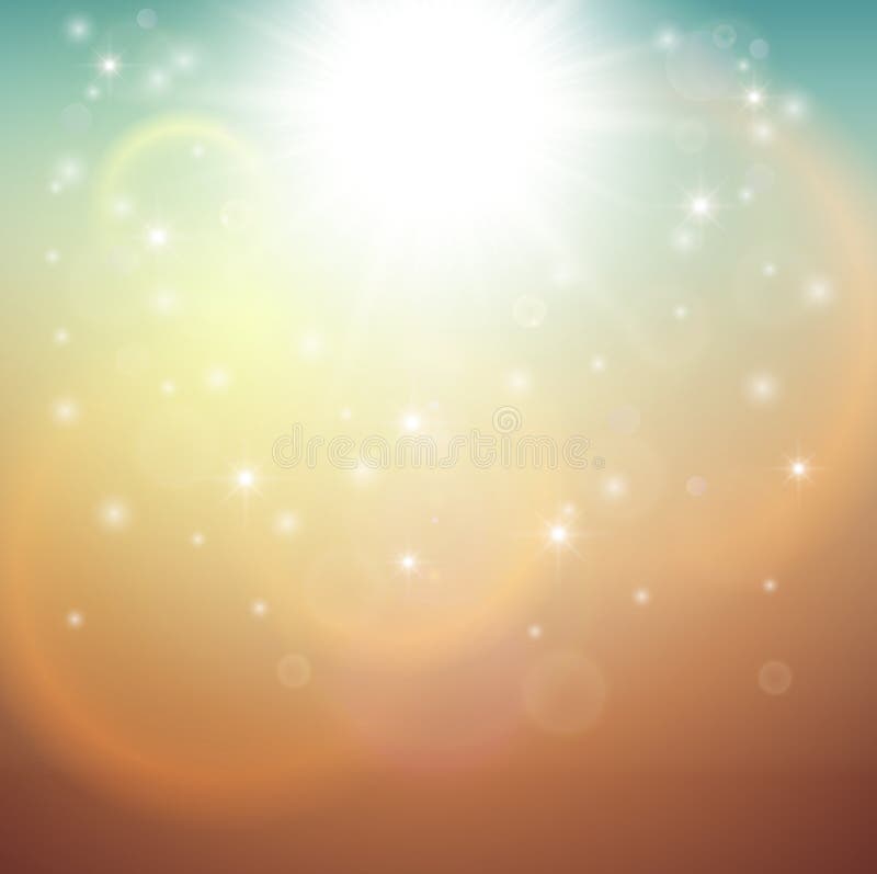 Blurry sunny scene stock vector. Illustration of heavens - 51416674