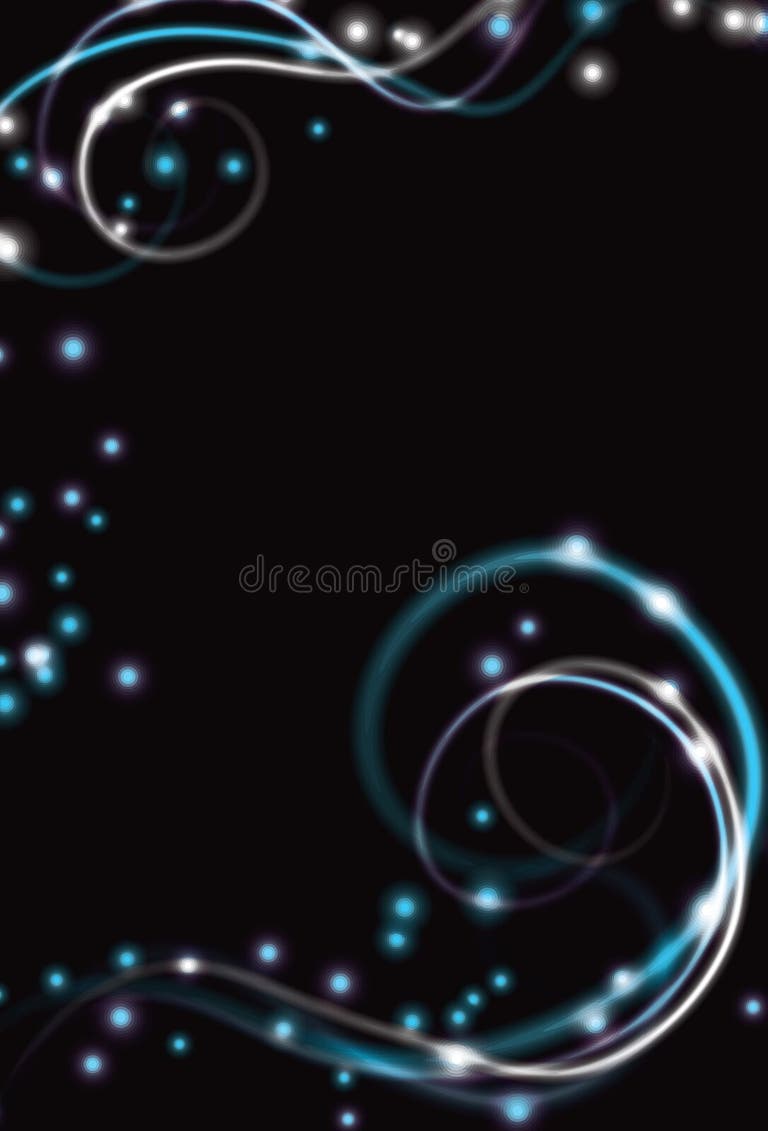 Blue Electric Swirl Border Stock Illustrations – 353 Blue Electric ...