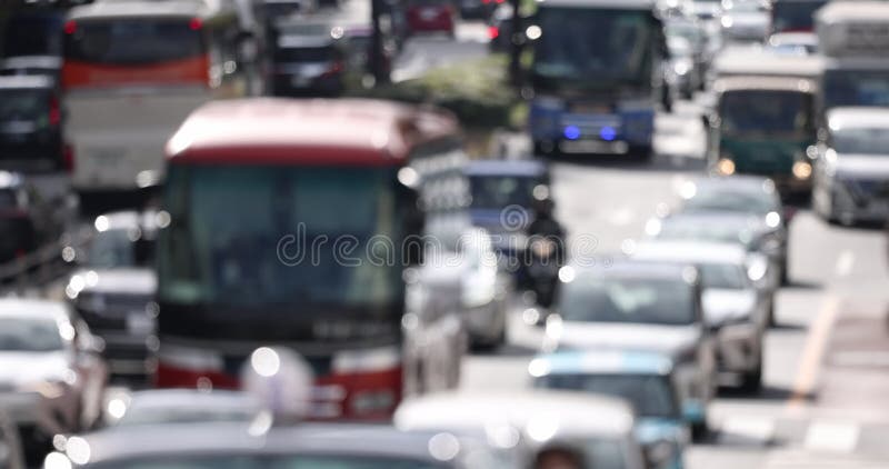 Blurry Traffic In Tokyo Japan Rush Hour Stock Footage Video Of