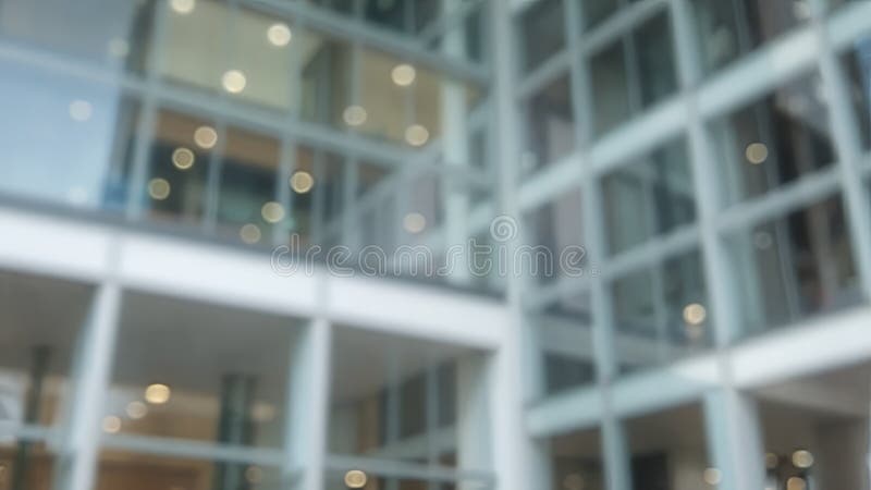 Blurry View of an Office Building with Windows Stock Illustration ...