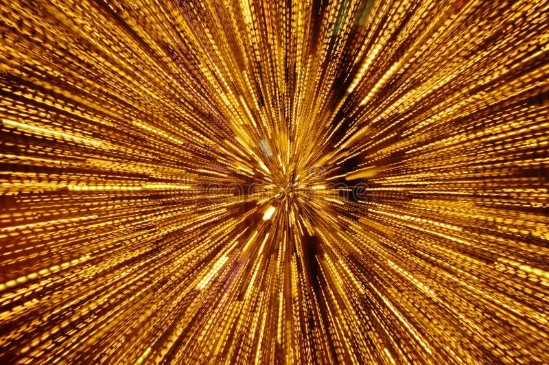 Blurry Yellow Light Spreading by Zoom Technique Background and Texture ...