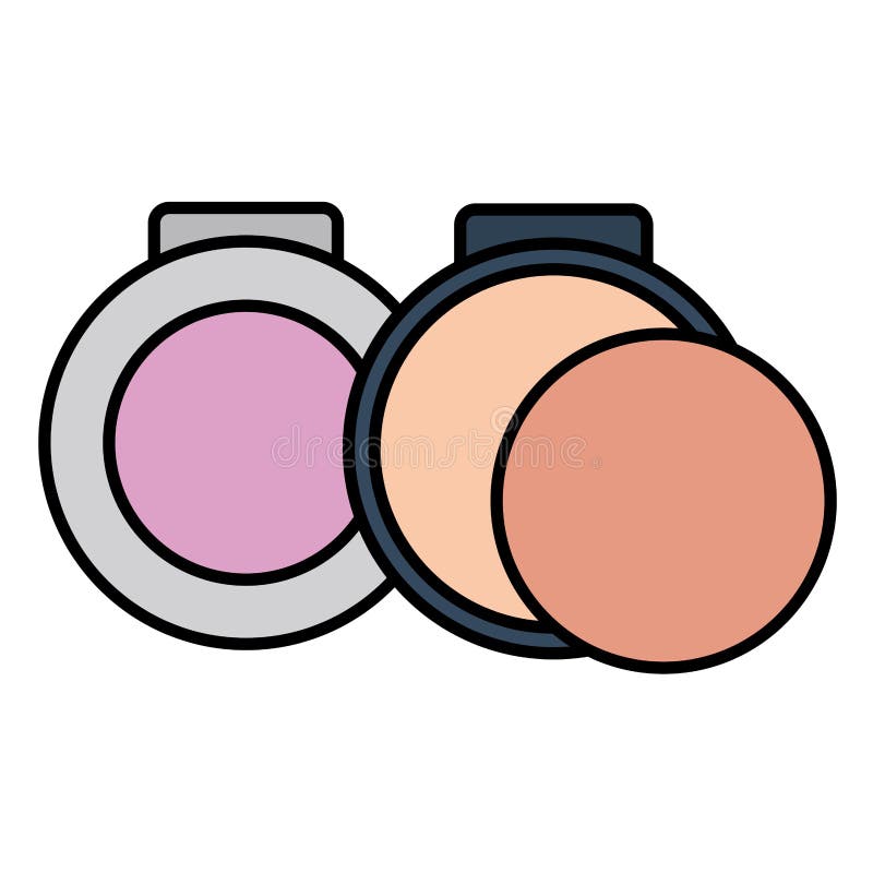 Blush make up drawing icon stock vector. Illustration of color - 154039502