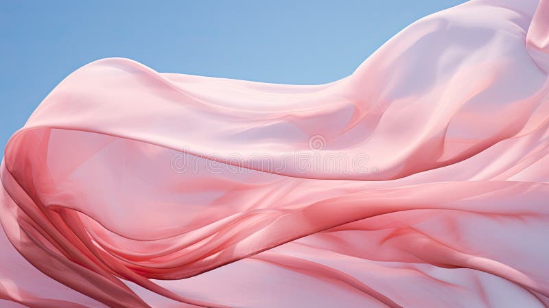 Blush pink fabric stock illustration. Illustration of airy - 313666785