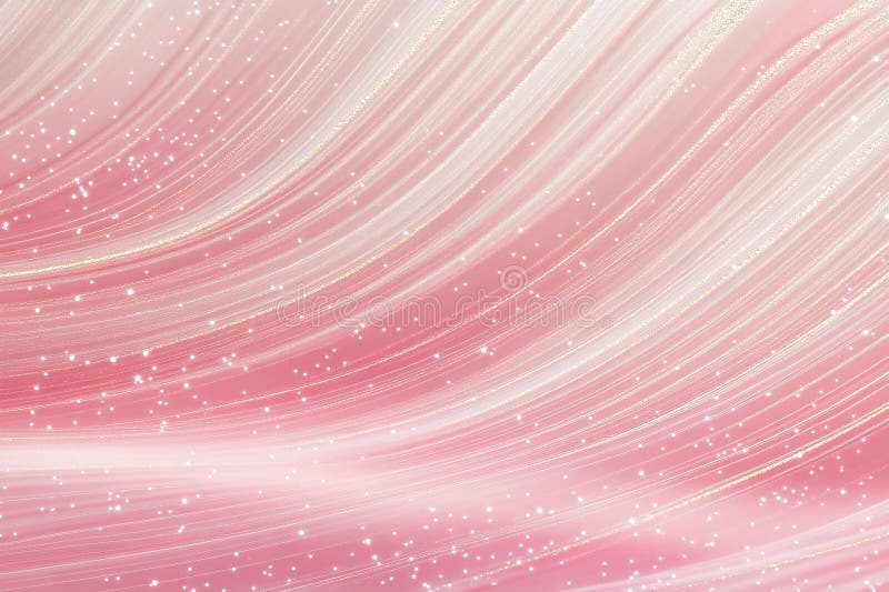 Blush Pink Serves As a Calming Backdrop Adorned with Delicate Star ...