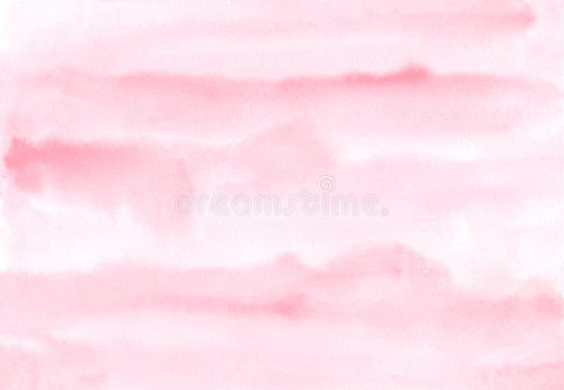 Blush Pink Watercolor Background Gradient Washed Paint Texture Stock ...