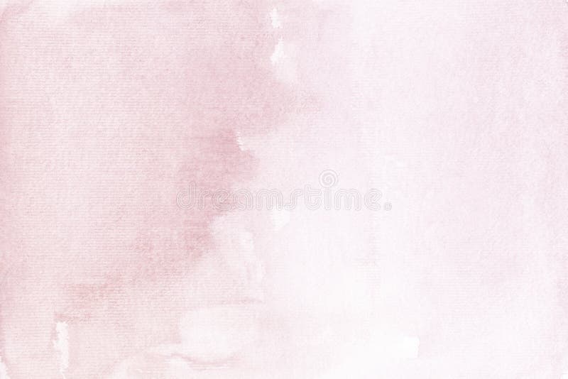 Blush Pink Watercolor Background Simple Soft Pastel Texture Stock ...