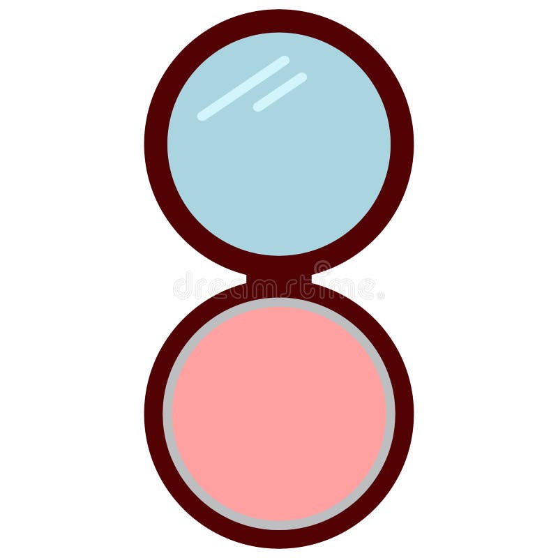 Blusher for Face Cosmetics Icon Stock Vector - Illustration of facial ...