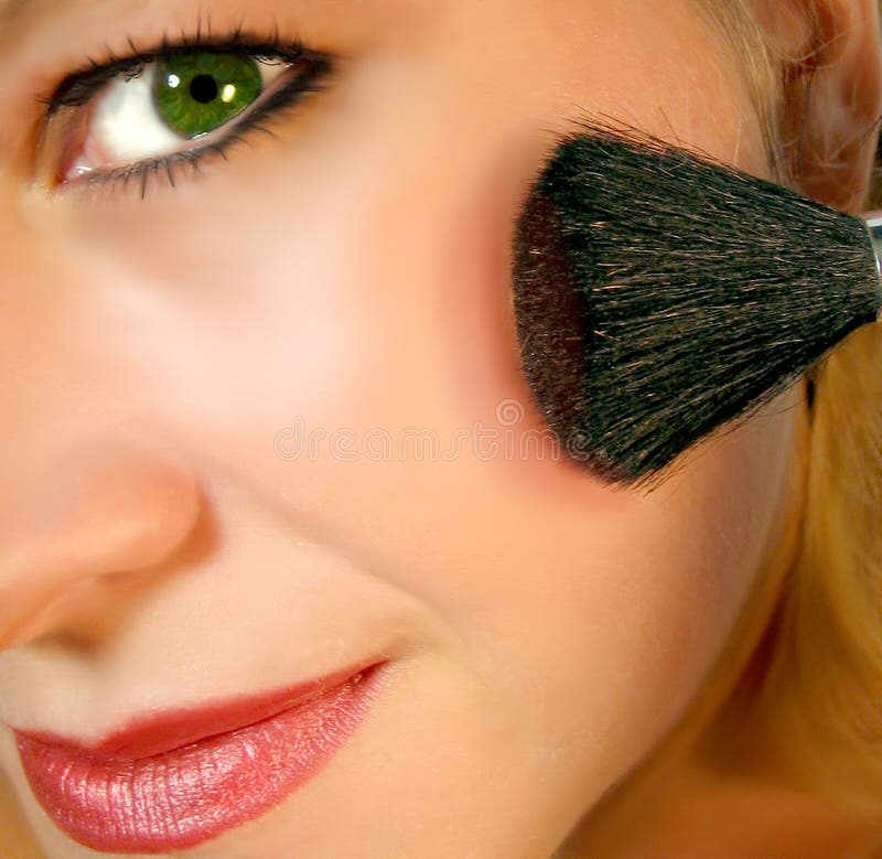 Blushing stock photo. Image of glamor, beautyful, cheekbones - 289364