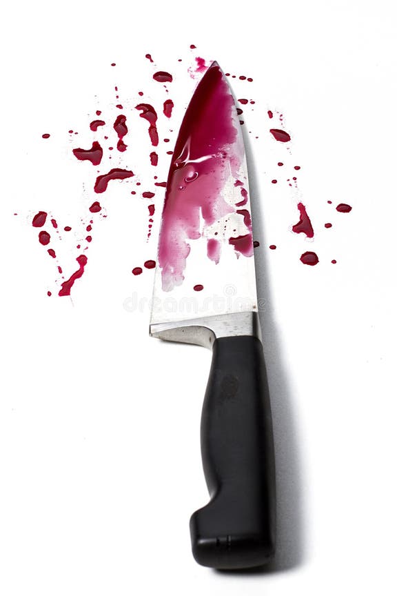 Blutiges Messer stockfoto. Bild von szene, blut, gesetz - 29006142