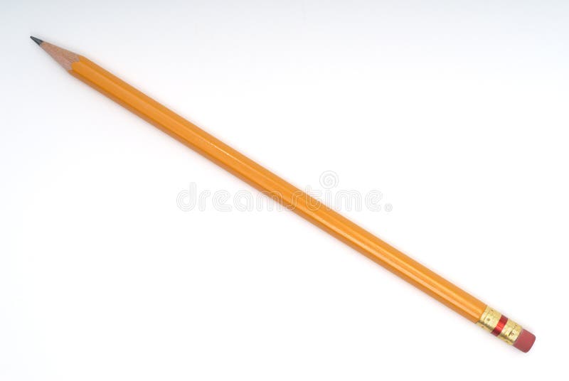 Blyertspenna arkivfoto. Bild av blyertspenna, isolerat - 7587838