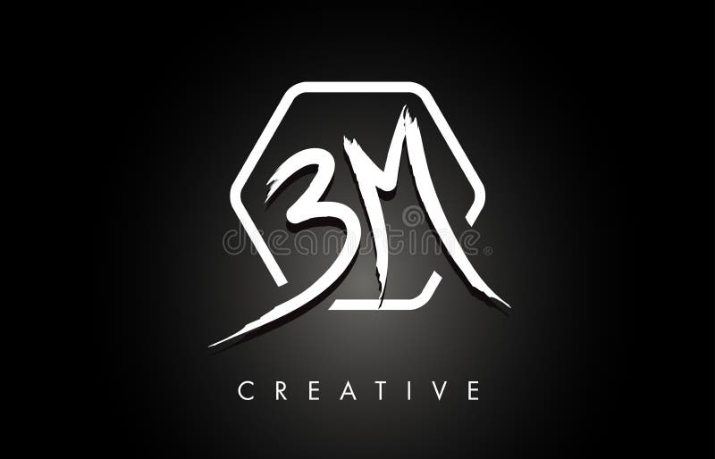 BM Letter Logo. Vector Illustration. Stock Vector - Illustration of ...