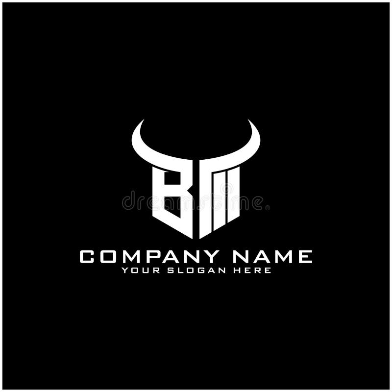 BM Letter Logo Icon Design Template Elements Stock Vector ...