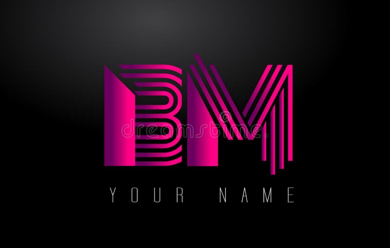 Letters Bm Logo Stock Illustrations – 379 Letters Bm Logo Stock ...