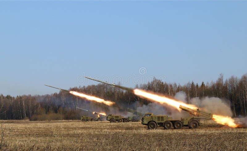 The BM-27 Uragan editorial photo. Image of complex, system - 112152766