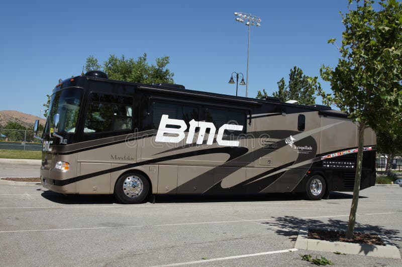 BMC Team Bus 2012 Amgen Tour of California Editorial Photo - Image of ...